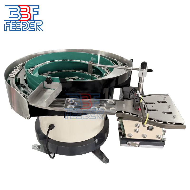 Dual Track Vibratory Bowl Feeder PU Coating O-rings Vibrating Feeder